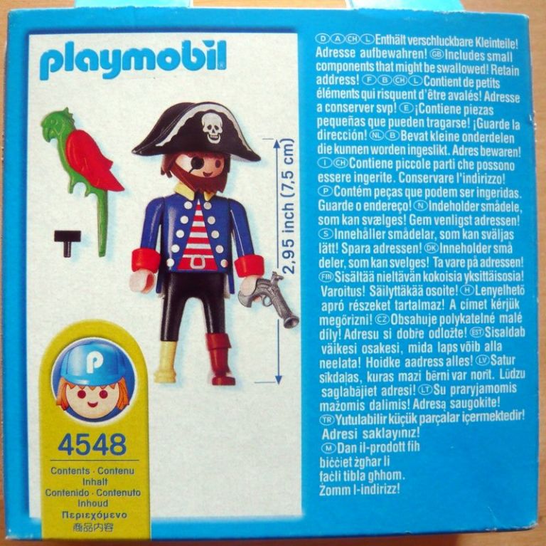 Playmobil Set: 4548v1-usa - Captain peg-leg - Klickypedia